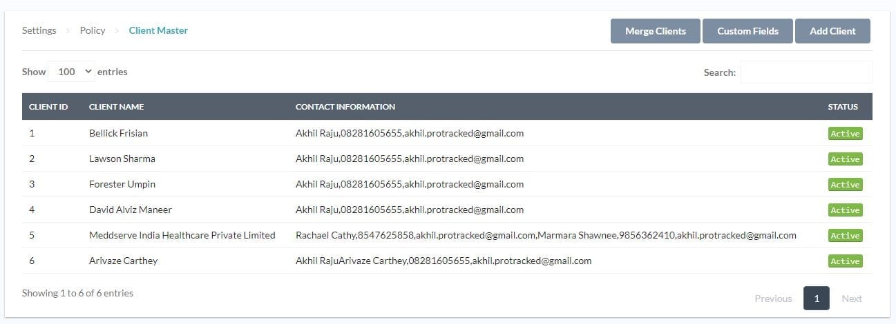Simplified Insurance Broker Management Software - Sibro Help Guide