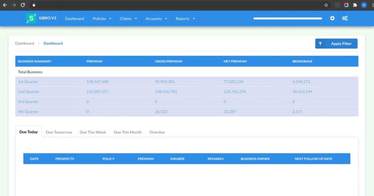 Simplified Insurance Broker Management Software - Sibro Help Guide