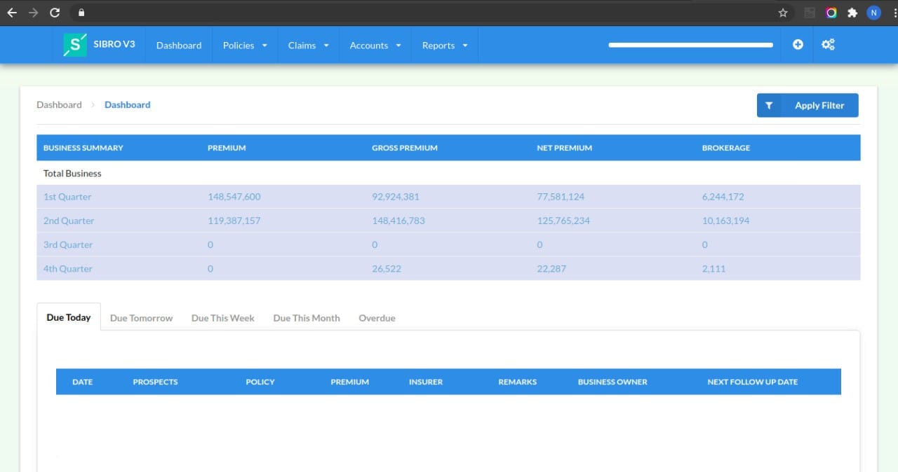 Simplified Insurance Broker Management Software - Sibro Help Guide