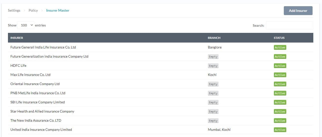 Simplified Insurance Broker Management Software - Sibro Help Guide